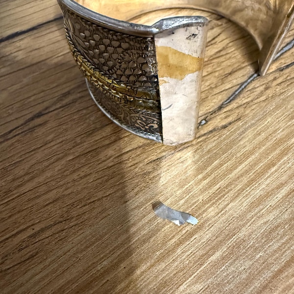 MOD Black & White Resin Smooth Bangle Bracelet Vintage Chunky Bangle Statement Purely ...