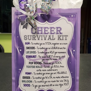 Cheerleading Survival Kits, Cheer Comp Kit, Cheer Camp Kit, Cheer Gifts ...