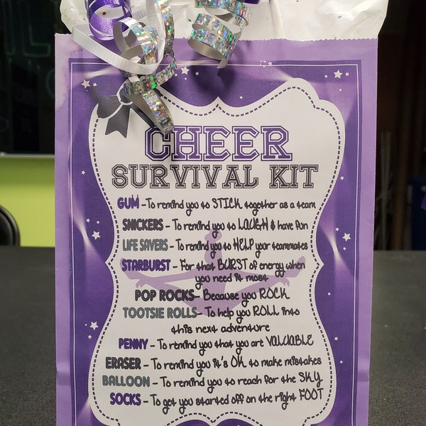 Cheerleading Survival Kits, Cheer Comp Kit, Cheer Camp Kit, Cheer Gifts ...