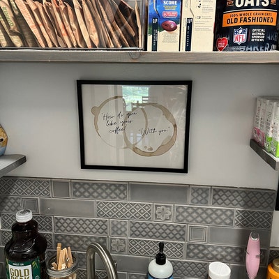How Do You Like Your Coffee With You Caffeine Mug Stain Poster, Cafe ...