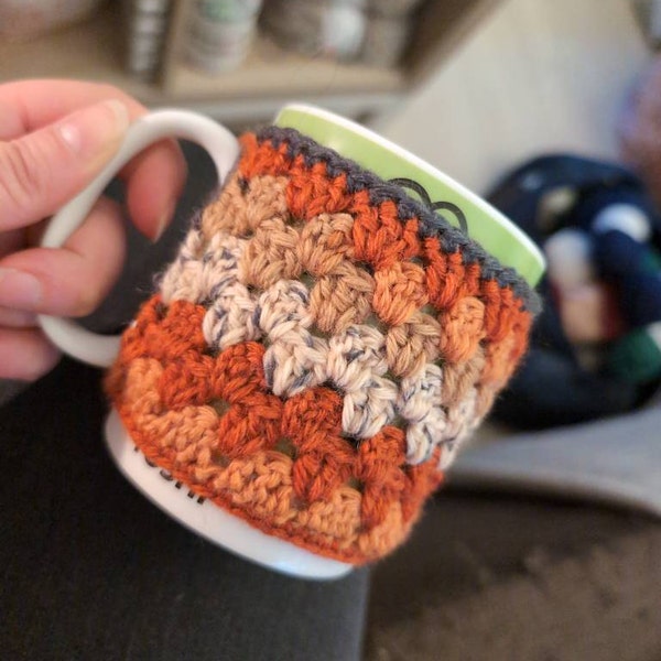 Mug Cosy Crochet Pattern - Crochet Pattern - Etsy