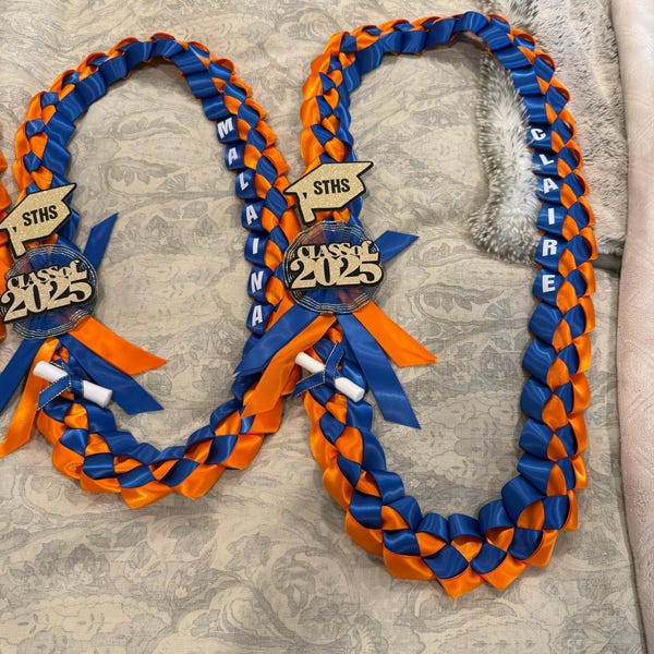 Football Stole Leis/ Graduation Leis/back to School/ Sport Night ...