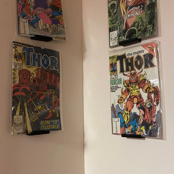 Comic Book Display Wall Shelf Floating Mount - Etsy