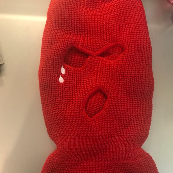 Ski Mask Red Custom Balaclava - Etsy