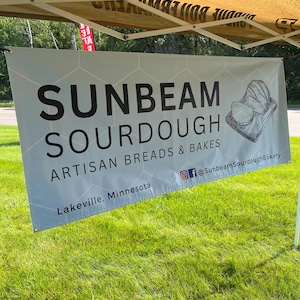 Custom Start-up Show Bundle: Personalized Canopy Banner & Logo Table ...