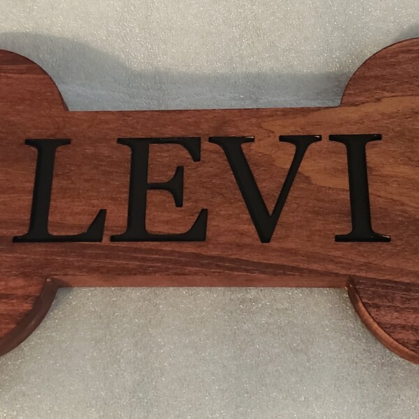 Engraved Signs, Personalized Dog Bone, Personalized Dog Gifts, Wood Dog ...
