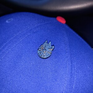 Small Silver Star Wars Millennium Falcon Lapel Pin Hans Solo - Etsy