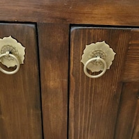 Drop Ring Knobs Drawer Knobs Pulls Antique Brass Dresser Knobs Pulls Rings Handles Kitchen ...