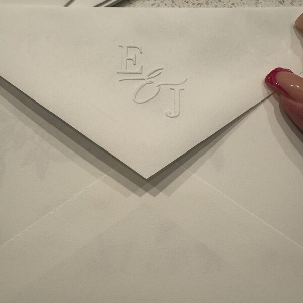 Monogram Embosser | 48 Designs | Custom Your Wedding Embosser | Napkin ...