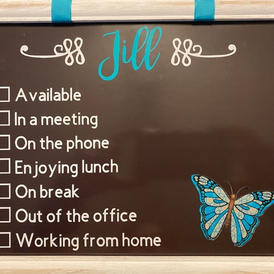 Office Door Sign,stepped Out Sign,we Will Be Back,office Closed Sign ...