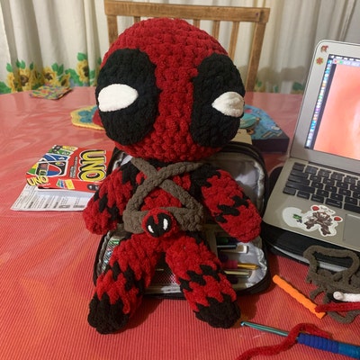 Deadpool Crochet Pattern Instant Download Amigurumi Plush Doll CROCHET ...