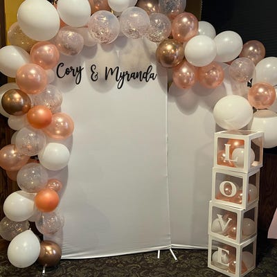 Birthday Backdrop Name Sign, Name Sign for First Birthday Party, Wood ...