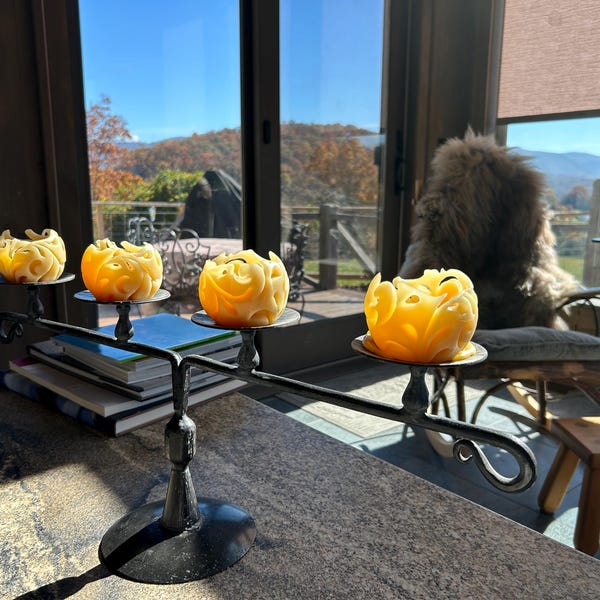 Pure Beeswax Floating Star Votive Candle - 20 - Etsy