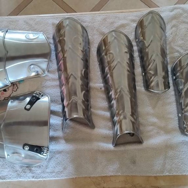 Medieval Gothic Pouldron&bracer Armor, Metal Shoulder, Cosplay Armor ...