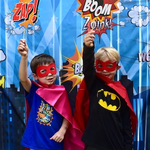 SPARKLE LETTER CAPE Set With Accessories Girl Superhero | Etsy