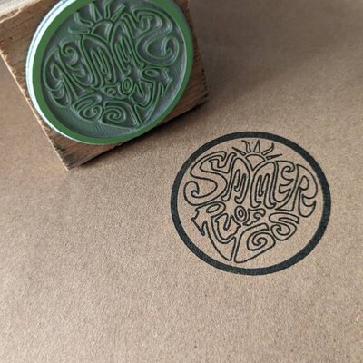 Personalised Stamp Eco-friendly Rubber Stamp Eco Stamp Personalized ...