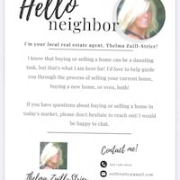 Hello Neighbor Marketing Letter for Realtors and Lenders Real Estate ...