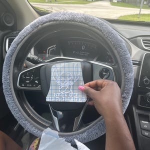 Funny Car Sticker Stitch Pulling Back Gas Fuel Cap Car Sticker Colour ...