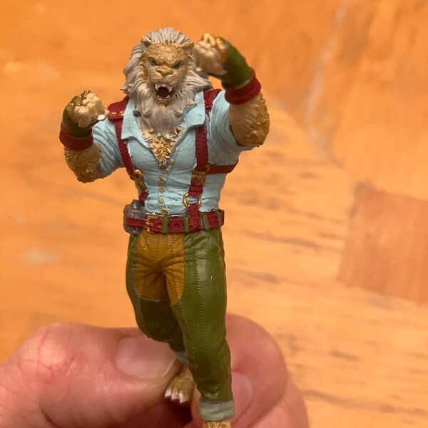 Leonin Monk Miniature- Leonin Fighter, Feline Brawler - 3D Printed Dnd ...