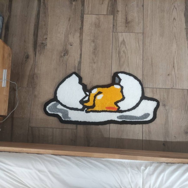 Cute Frog Tufted Rug, Cute Hand Tufted Rug, Aesthetic Hand Tuft Rug ...