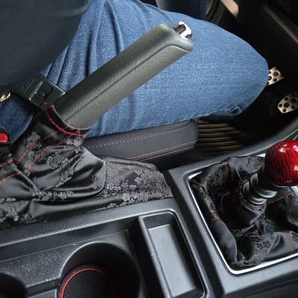 JDM Black Japanese Carp Koi Fish Kimono Style Shift Boot | Choice of ...