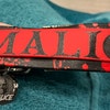 Custom Name Splatter Paint - Biothane Dog Collar - Two-tone 1.5 in ...
