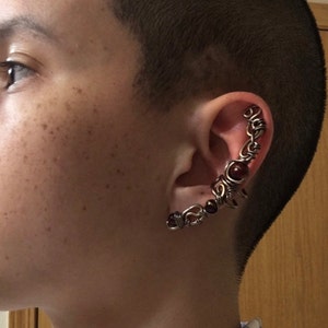 Evil Eye Ear Cuff Macabre and Cyberpunk Inspired Cartilage - Etsy