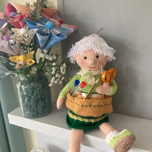 Knitting Pattern. PDF Digital Download. Santa Claus Shelf Sitter ...