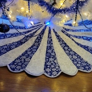 PDF Pattern for Giant Dresden Christmas Tree Skirt - Etsy