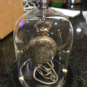 Pocket Watch Glass Display Dome With Top Hook - Etsy