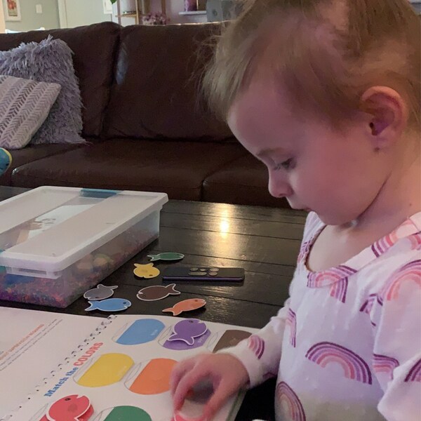 Toddler Busy Book, Fully Assembled, First Learning Binder, Fun Quiet ...