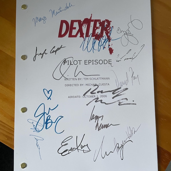 Back to the Future Film Movie Script, Screenplay With Signatures ...