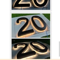 LED Sign, Metal Backlit Sign, Custom Business Sign, 3D Metal Sign ...