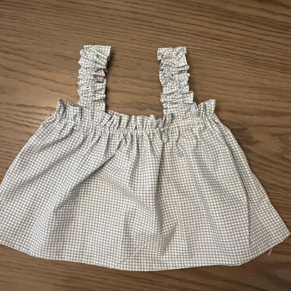 Baby Top + Dress Pattern, Baby Ruffle Top Pattern, Summer Top Pattern ...