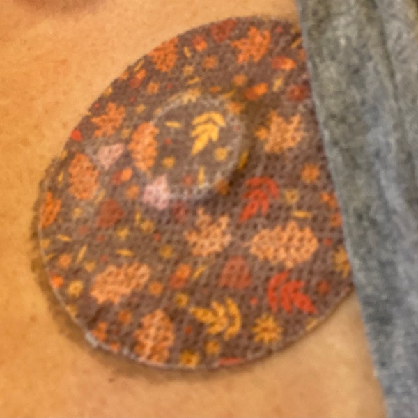 Autumn Leaves Patch for Freestyle Libre, Dexcom G6, Omnipod, & Medtronic Cgms, Waterproof ...
