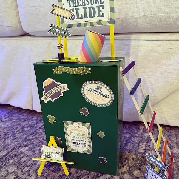 Leprechaun Trap Printable, DIY Leprechaun Trap, St. Patrick's Day Kids ...
