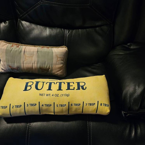Butter Pillow: Foodie Baker Gift, Farmhouse Decor, Handmade Food ...