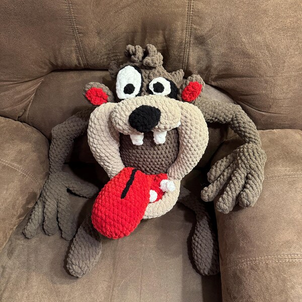 TAZ AMIGURUMI PATTERN - Etsy