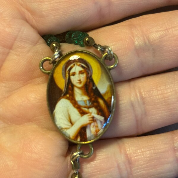 Saint Kateri Tekakwitha Acrylic Button Pin - Catholic Saint Large ...