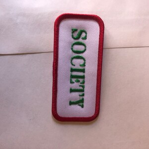 Custom personalized Embroidered Name Tag/ Embroidered Name - Etsy