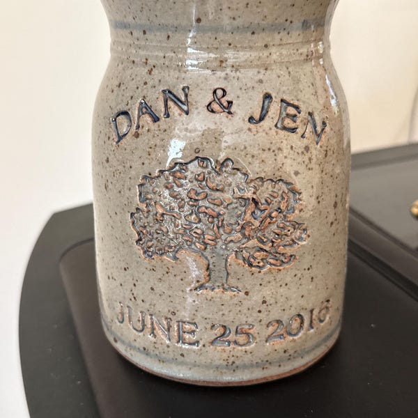 Personalized Wedding and Anniversary Pottery Gifts - Etsy