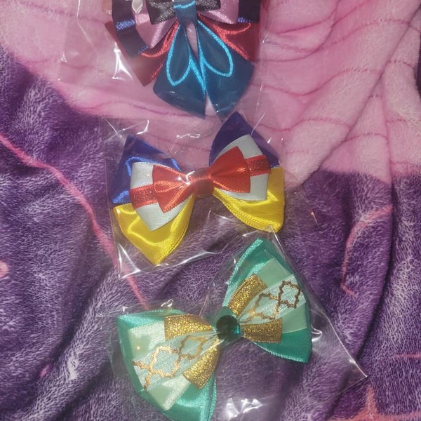Disney Princess Character Inspired Hair Bows | Disney Princess Inspired ...
