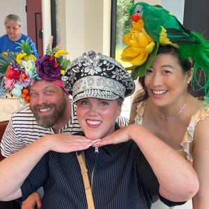 Wine & Grape Fascinator With a Glass of Wine - Etsy
