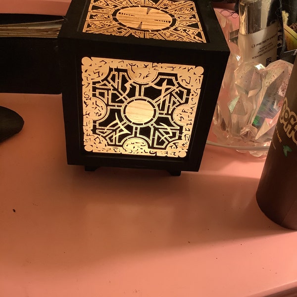 Puzzle Box Lamp - Etsy