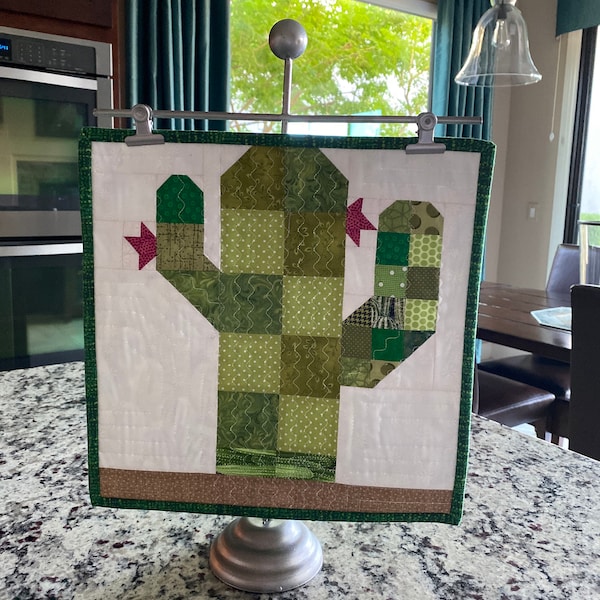 Scrappy Desert Cactus PDF Quilt Block Pattern - Includes Instructions ...