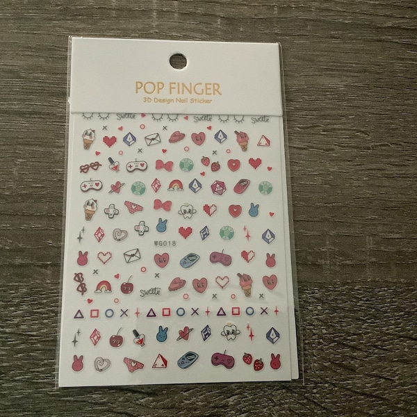 Nails of the Day - Nail Art Stickers - Etsy