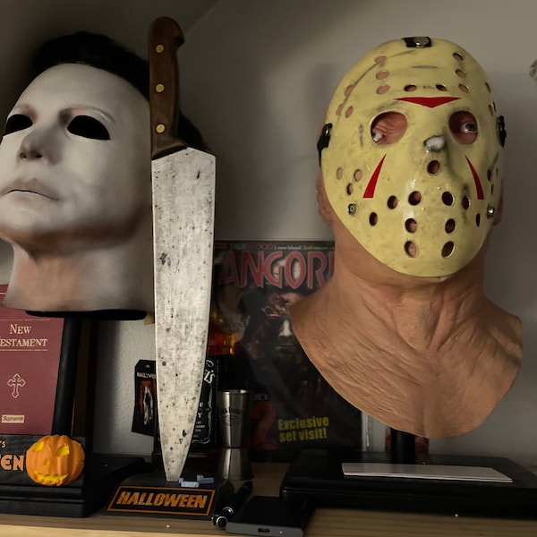 Friday the 13th Part 3! Jason Voorhees Latex Mask & Hockey Mask. - Etsy