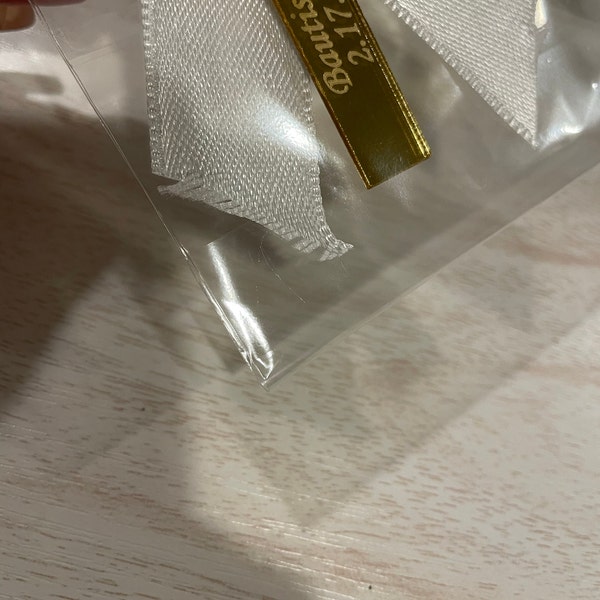 Baptism Favor Tag, Gold Rectangle Name Tag, Cross Baptism Tags, Gold ...