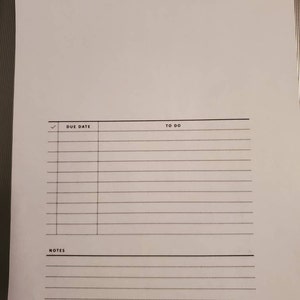 Bill Tracker Printable A6 Inserts Bill Organizer Bill Due | Etsy