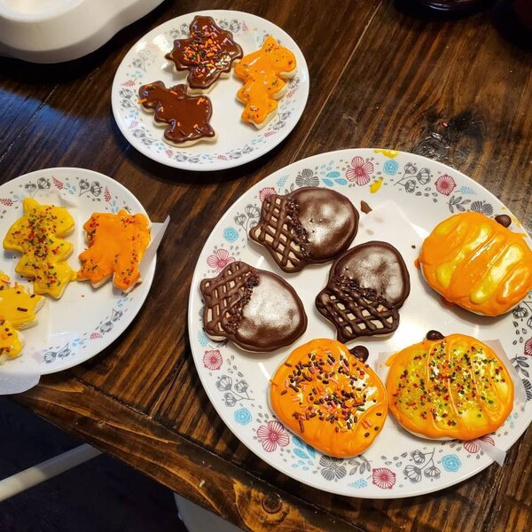 1 Doz*fall/autumn Cookie Box*decorate Your Own Cookie*cookie Party ...